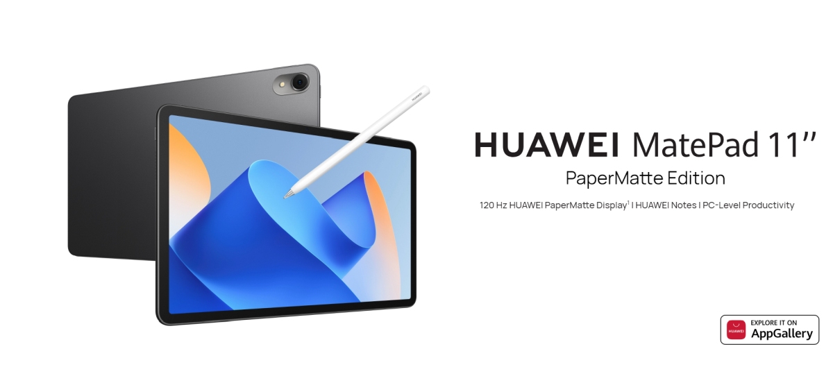 Achieve a sensation closer to real paper with the HUAWEI MatePad 11 ...