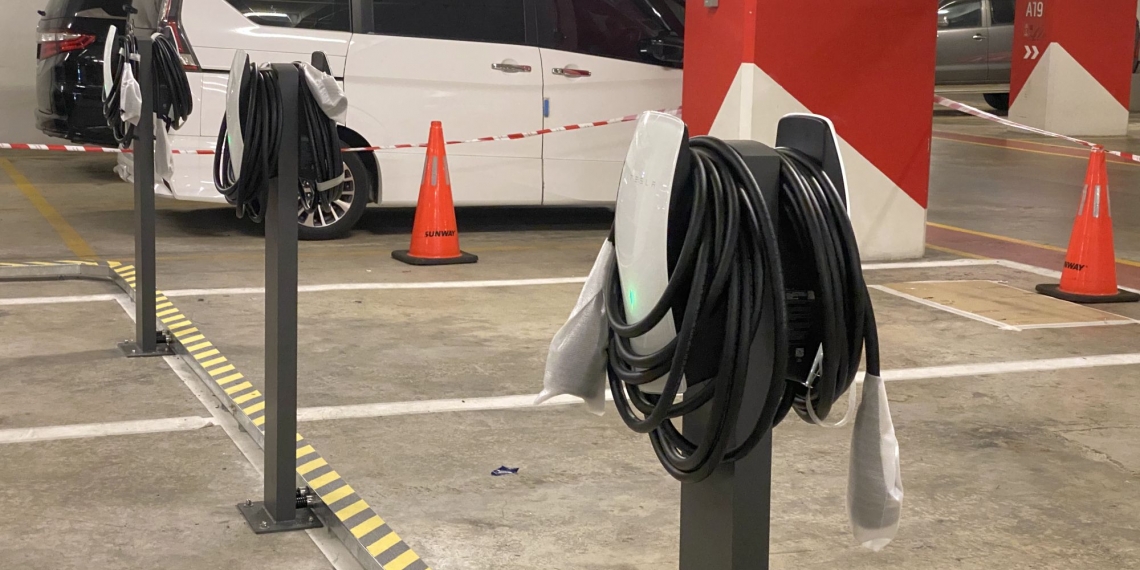 Tesla turns on Sunway Velocity Mall Destination chargers