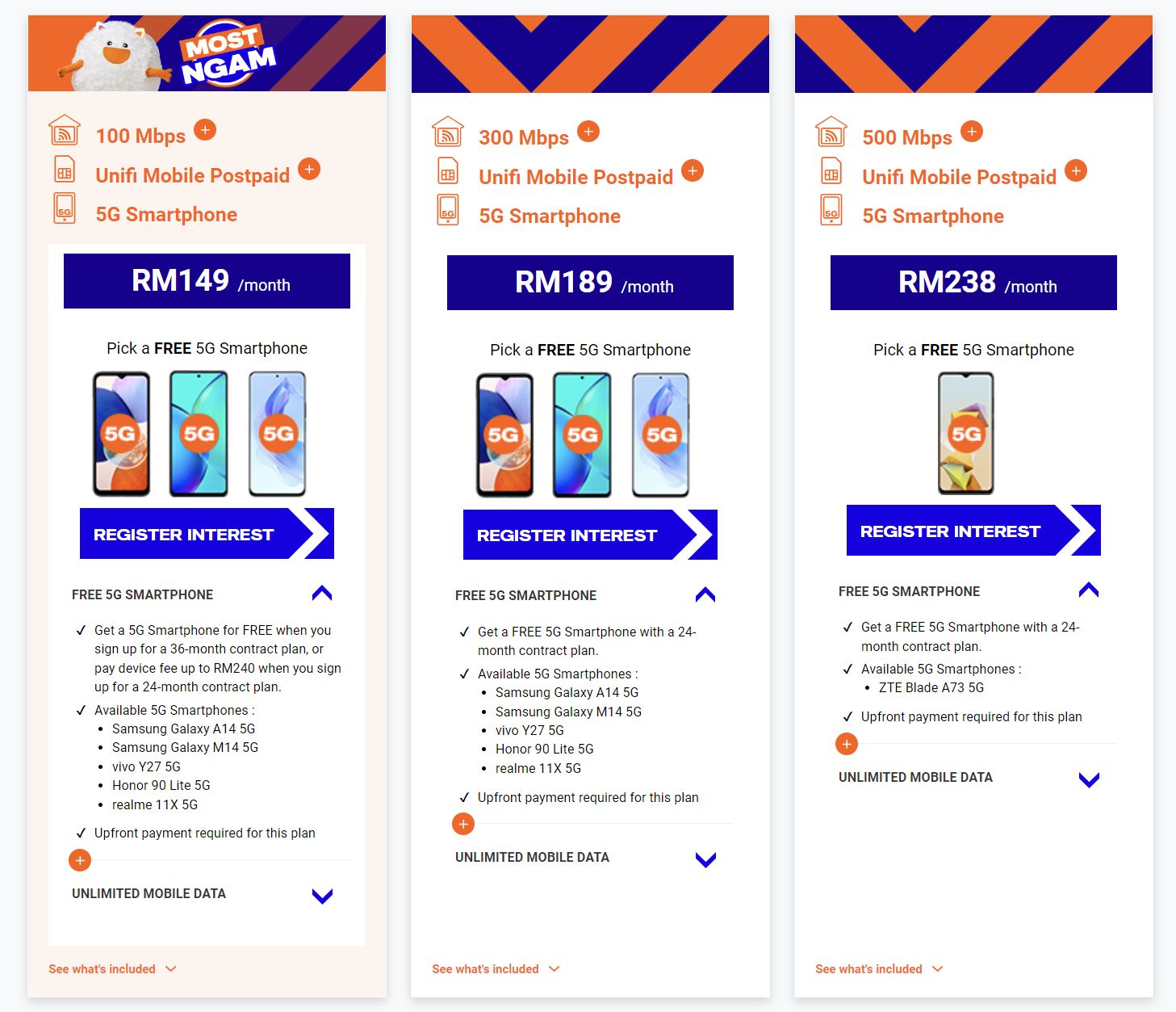 Unifi offers fibre broadband, unlimited 5G postpaid and free 5G phone from RM149/month - SoyaCincau