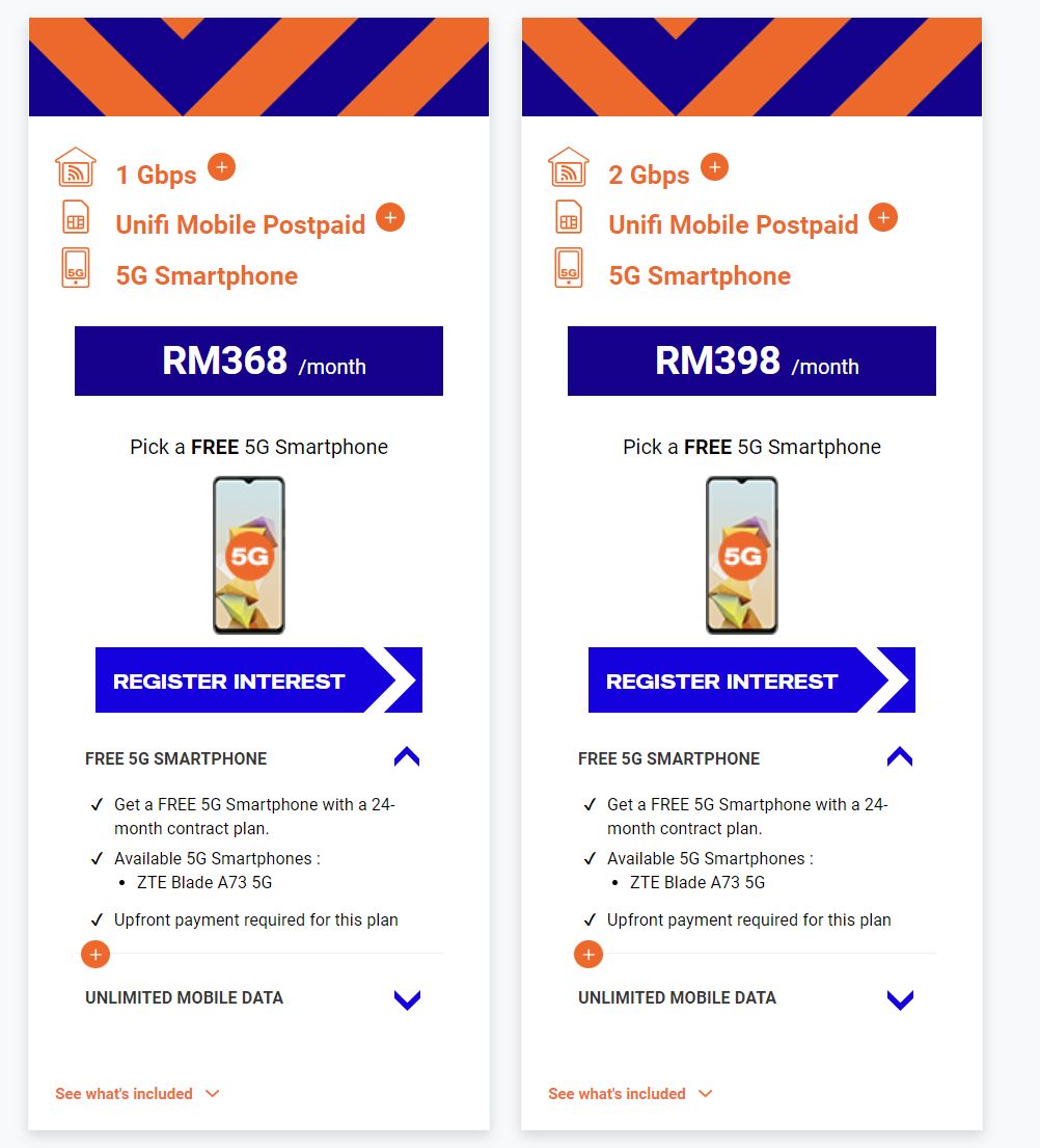 Unifi offers fibre broadband, unlimited 5G postpaid and free 5G phone from RM149/month - SoyaCincau