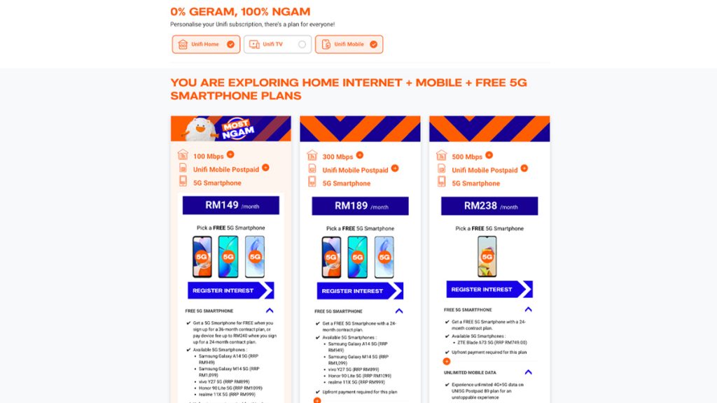 Realme 11x 5G now available for free via Unifi Home and Mobile plans ...