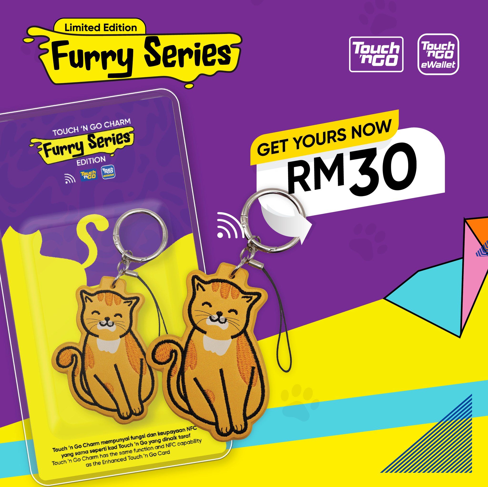 Touch 'n Go releases "Oyen" NFC-enabled TNG charm - SoyaCincau