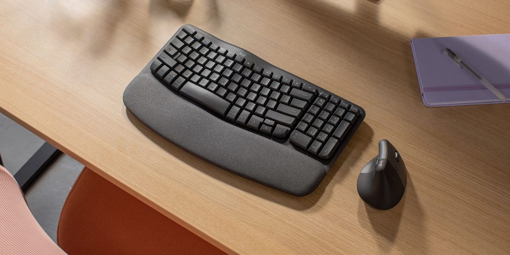 Logitech’s Wave Keys ergonomic keyboard will help reduce any pains ...