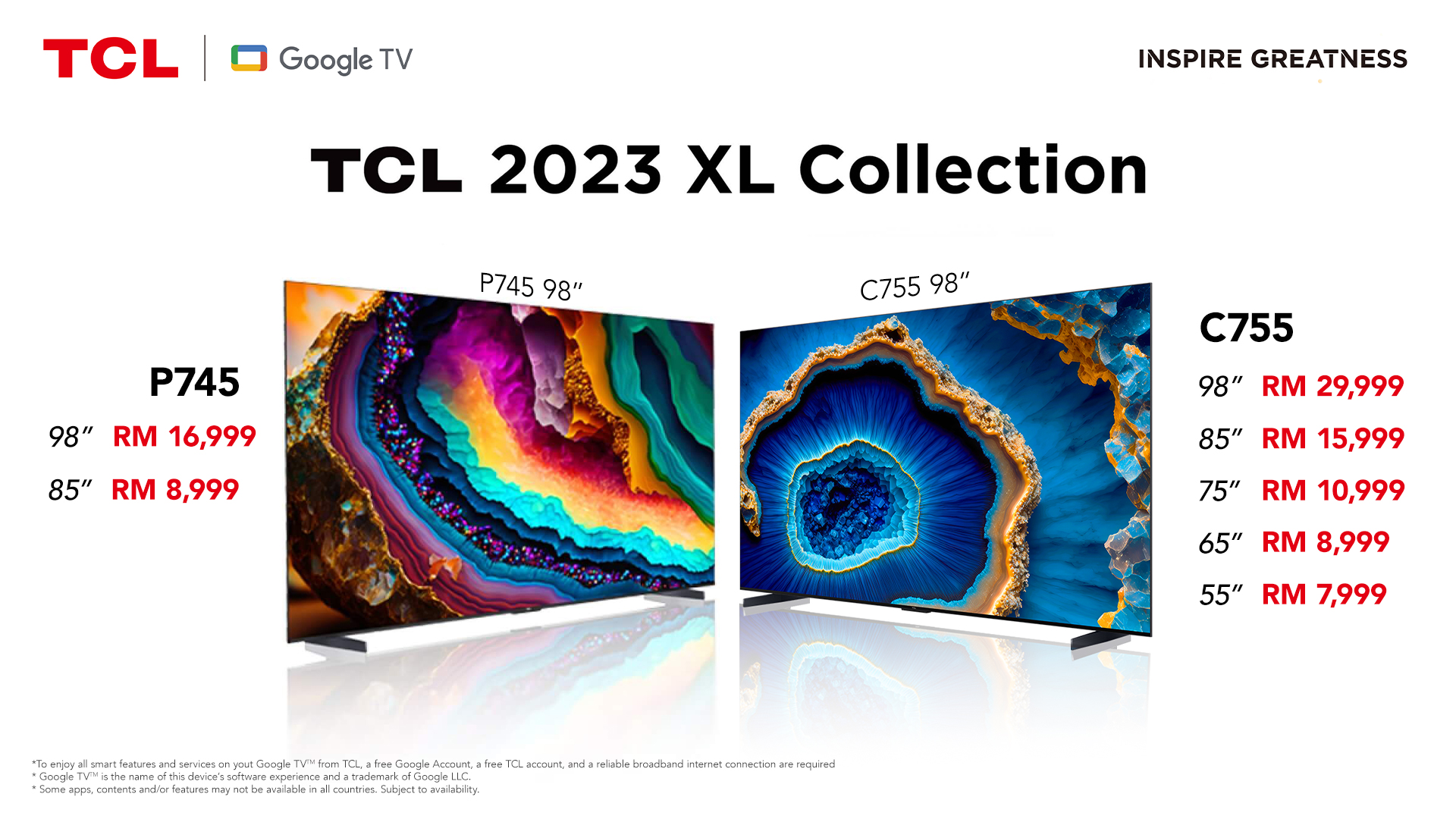 TCL Malaysia's new smart TVs comes with Google TV, HDMI 2.1 and AMD Freesync for low latency ...
