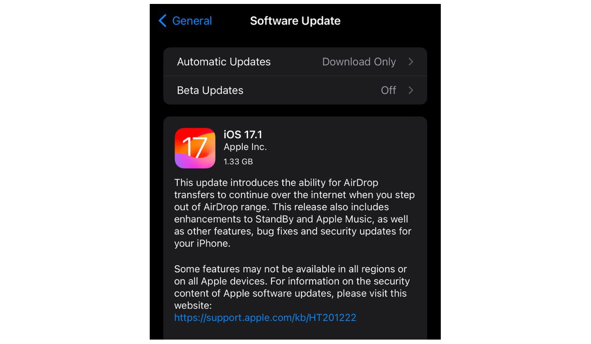 iPhone finally supports Yes through iOS 17.1 update - SoyaCincau