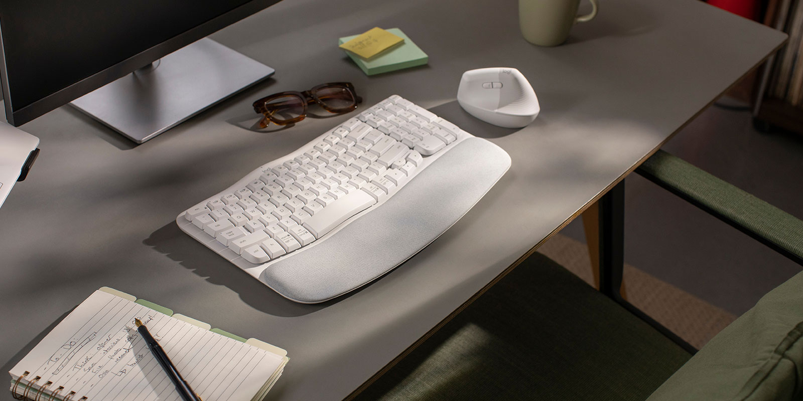 Logitech’s Wave Keys ergonomic keyboard will help reduce any pains ...