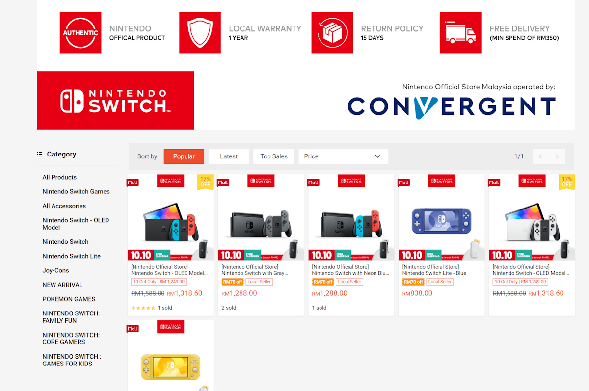 Convergent Distribution is the new Nintendo Switch distributor in ...