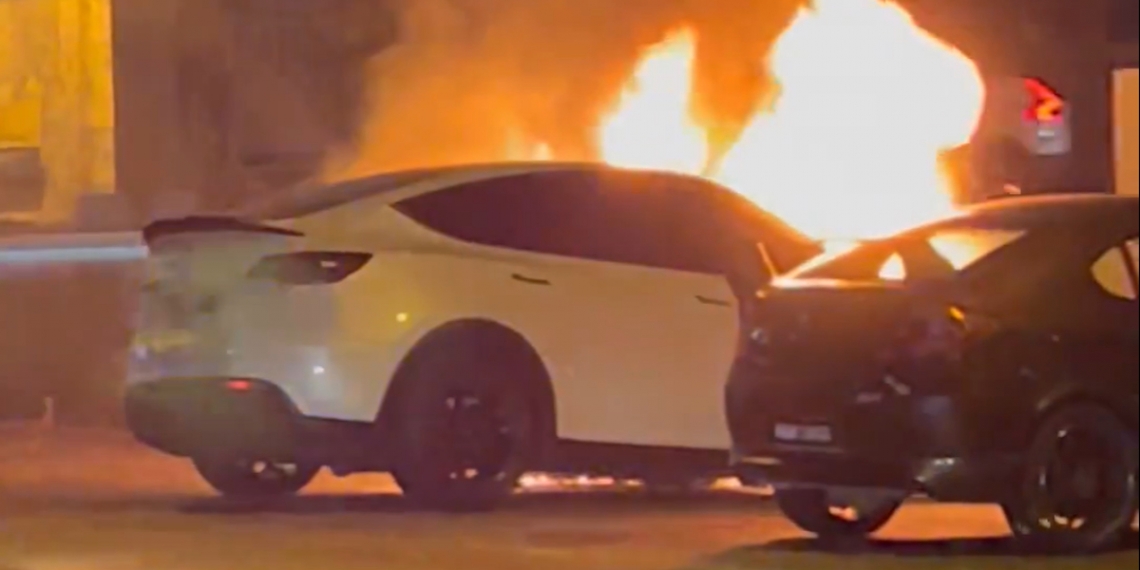 Tesla Model Y reportedly catches fire in Puchong - SoyaCincau