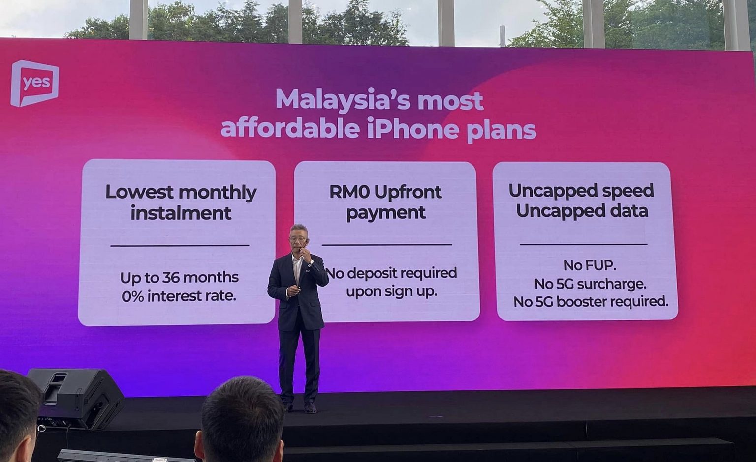 Yes 5G offers iPhone 15 with lowest total cost of ownership