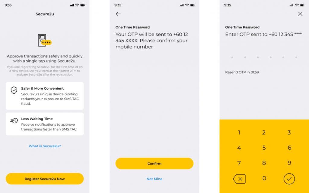 Maybank has rolled out a new security measure for Secure2u activation ...