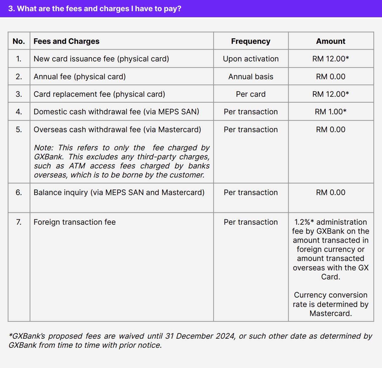 This is GXBank's GX Card and it offers unlimited 1% cashback