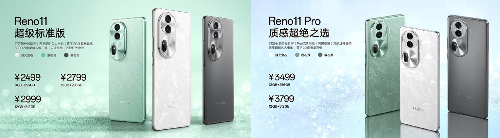 Oppo Reno 11 series: Up to 80W fast charging, 50MP main cameras and ...