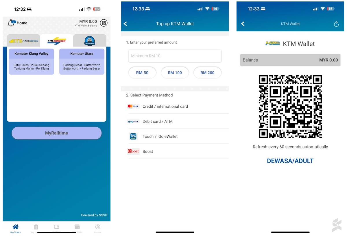 KTM Komuter MyDebit payment requires RM30 pre-authorisation