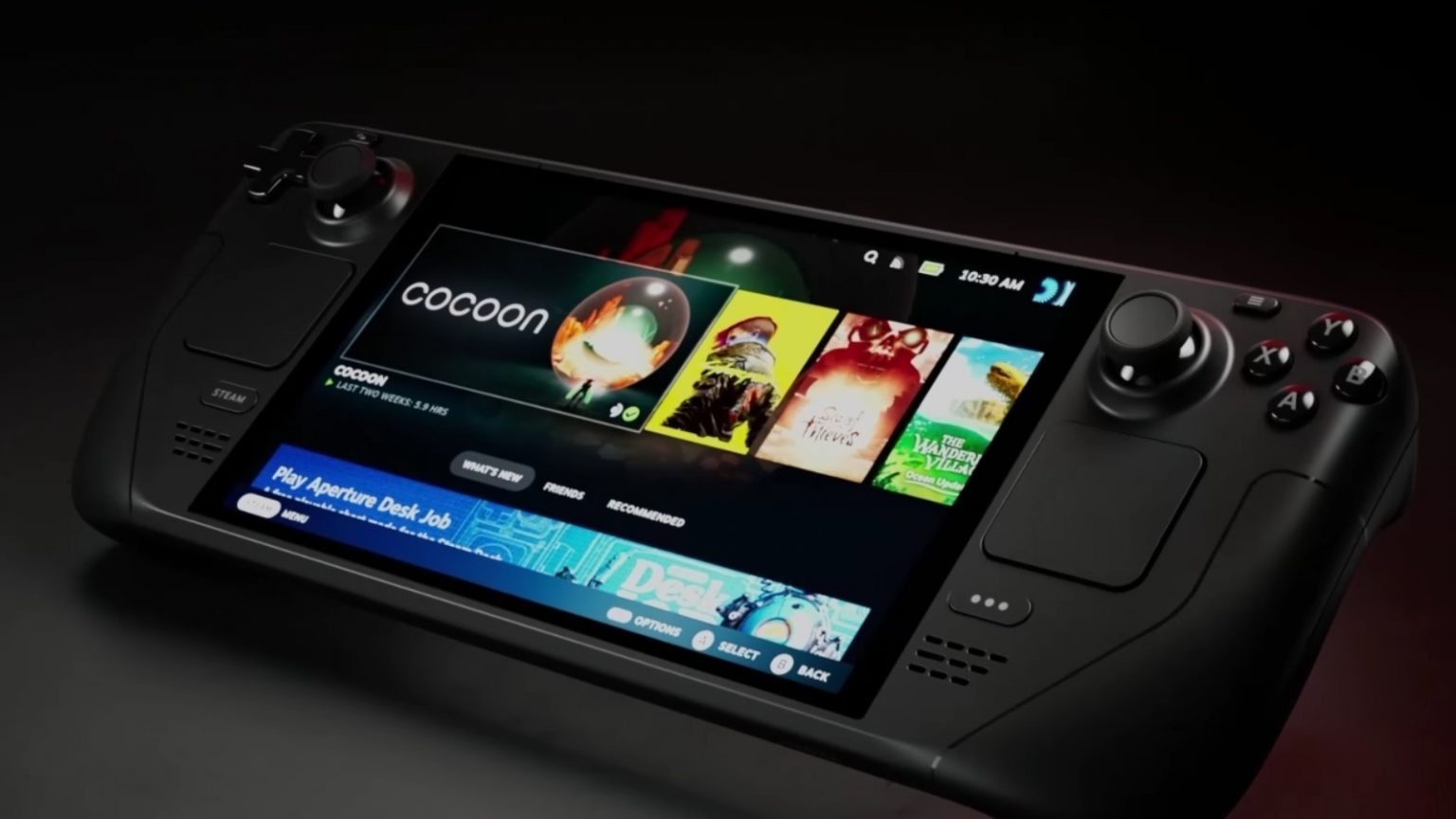 Valve upgrades the Steam Deck with OLED screen and longer battery