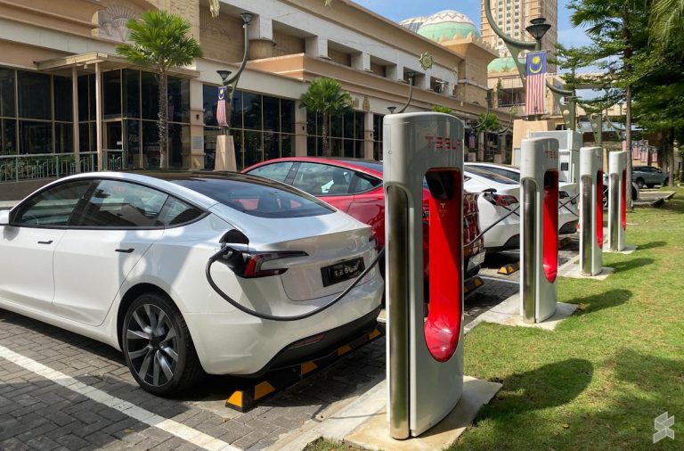 Tesla V4 Supercharger opening soon at Gurney Plaza Penang - SoyaCincau