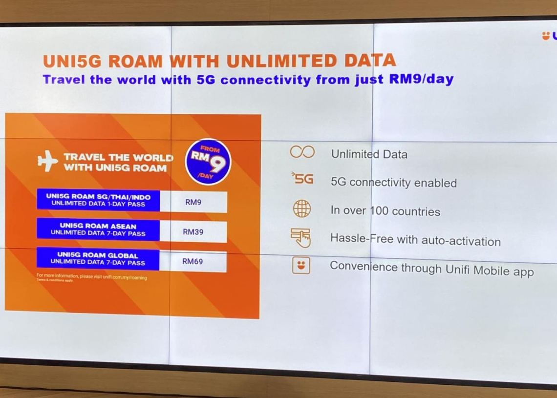 Unifi Mobile now offers Uni5G Roam unlimited data passes