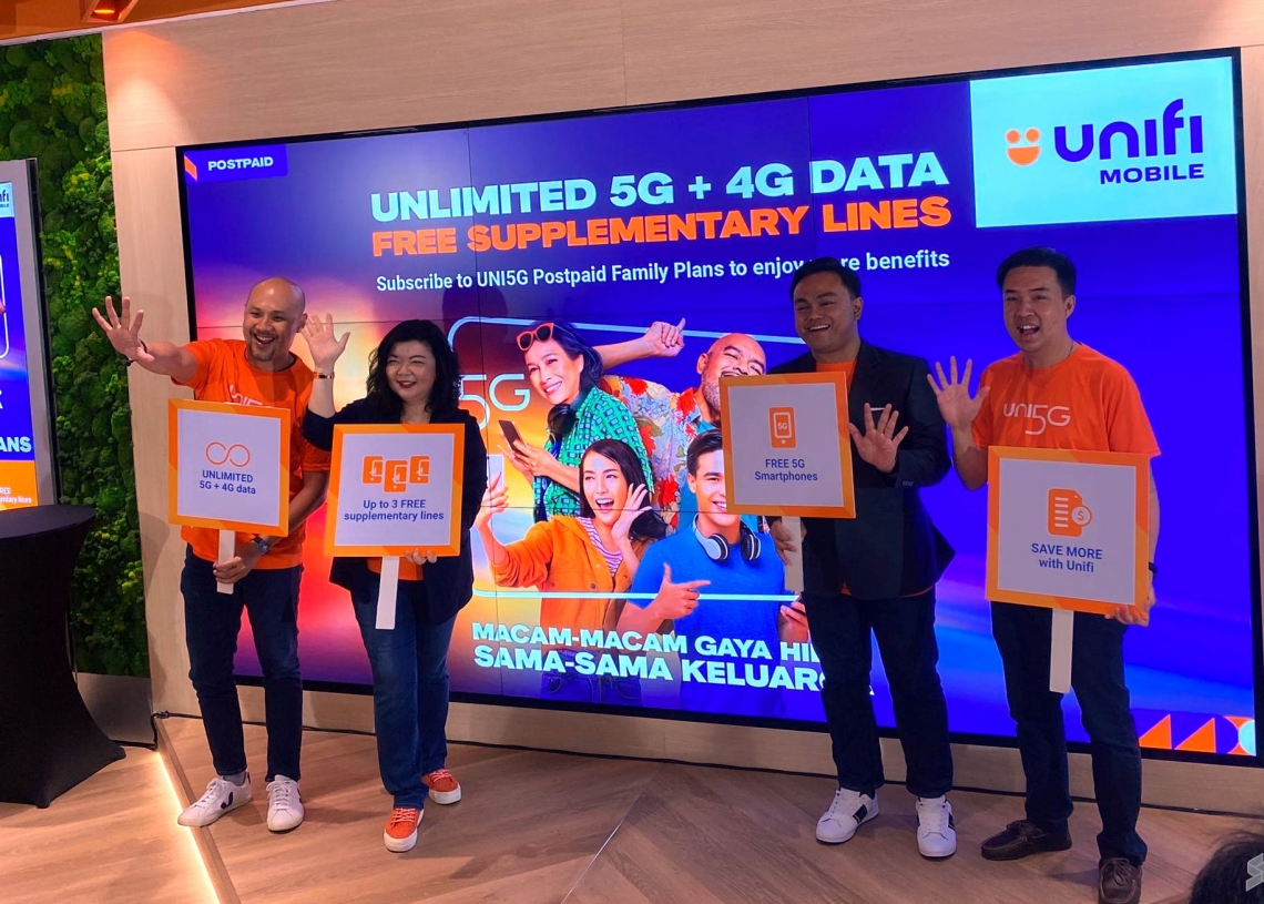 Unifi Mobile introduces new Uni5G family plans with up to 3 free supplementary lines - SoyaCincau