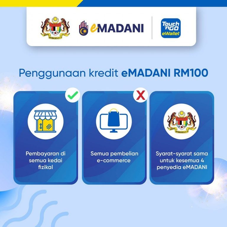eMadani: How to redeem your RM100 eWallet credit