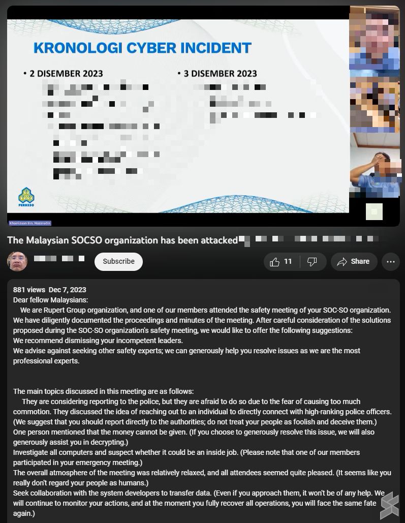 SOCSO suffers data breach, personal data leaked online