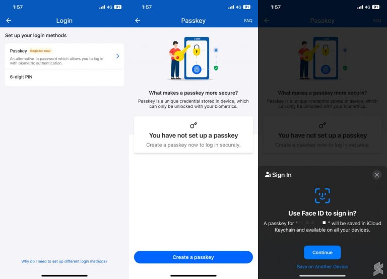 Touch 'n Go eWallet begins rolling out PassKey authentication, Face ID ...