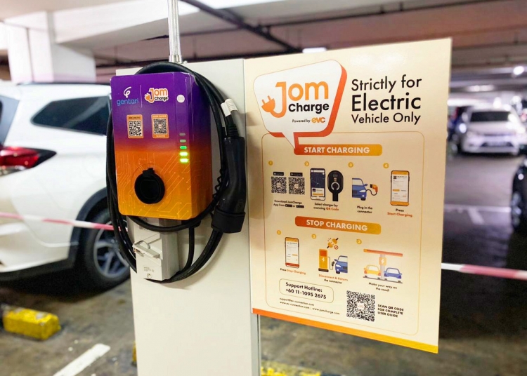 JomCharge EV Chargers at Centre Point & Regas Premium Sabah