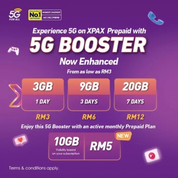 CelcomDigi offers new RM 25 unlimited prepaid, 5G sold seperately