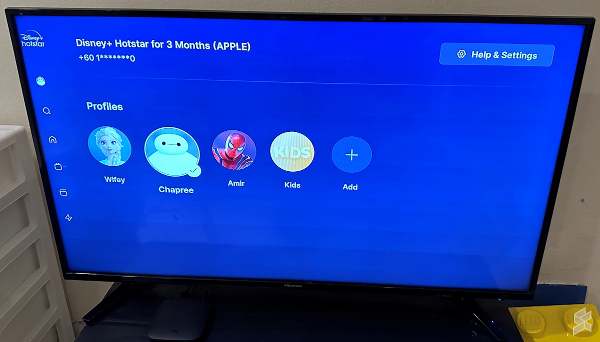Disney+ Hotstar Malaysia now has up to seven custom profiles