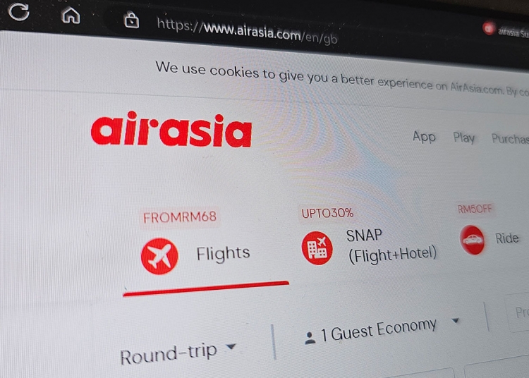 AirAsia's add-on baggage fees are fluctuating between devices