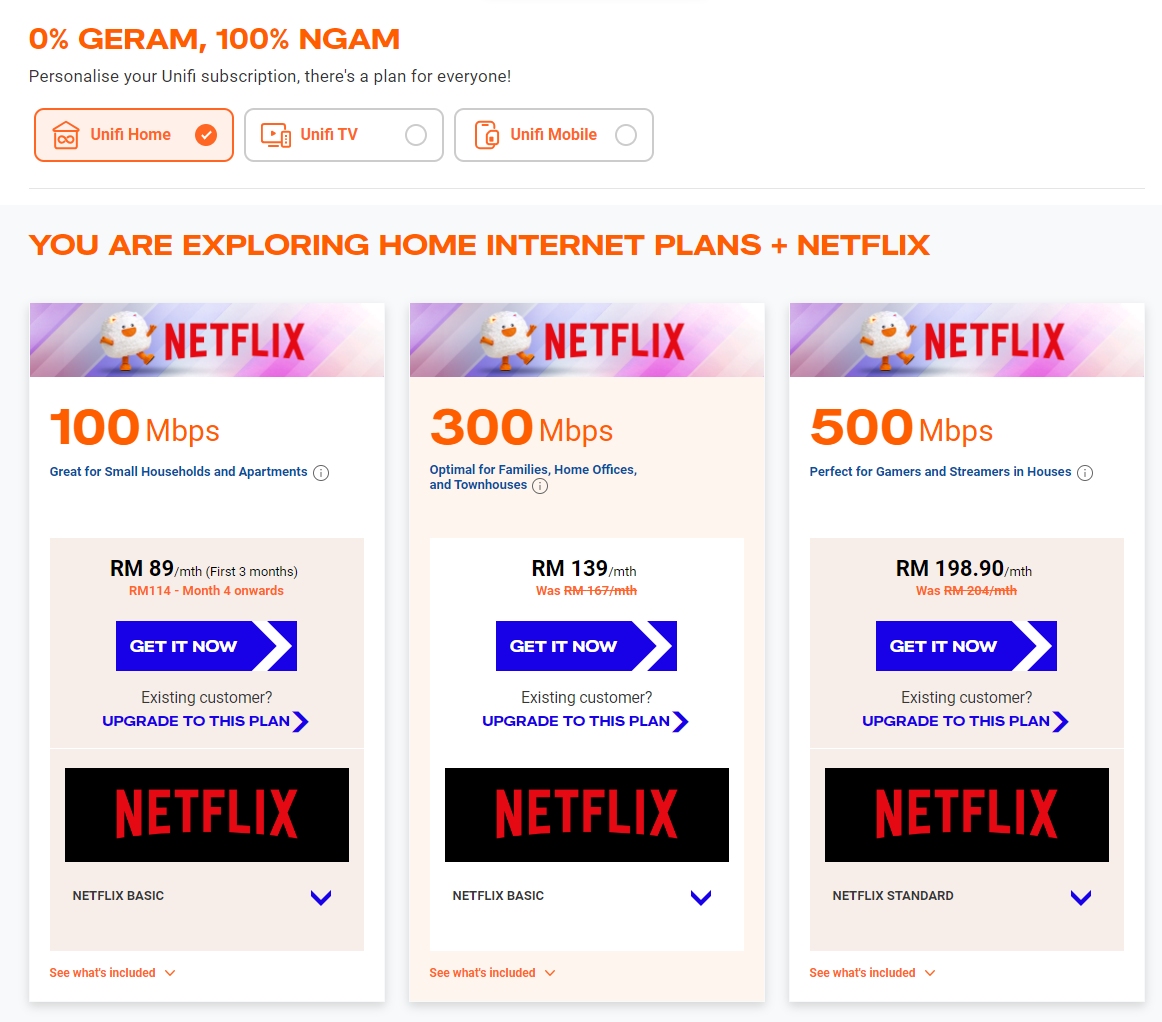 Get Netflix Basic as a no-cost option with Unifi broadband