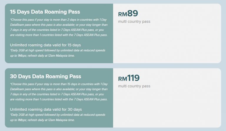 Maxis' unlimited 30-day Data Roaming pass gets a price increase ...