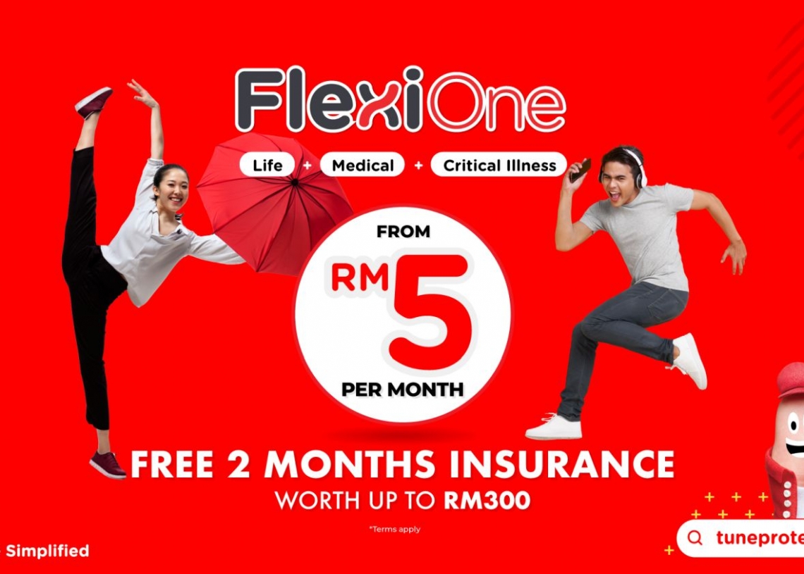 Tune Protect FlexiOne: Life and medical insurance from RM5