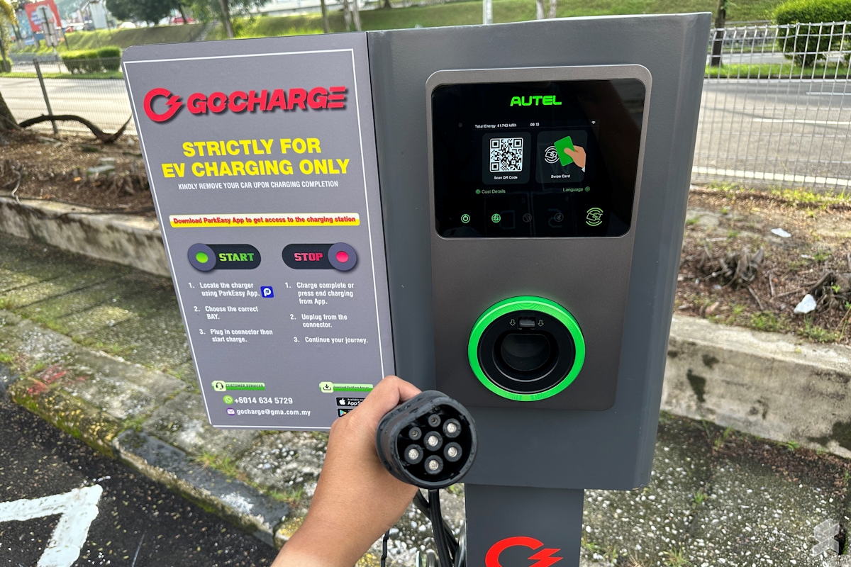 GoCharge EV chargers now in Subang, Kulim, Melaka, Muar, Segamat