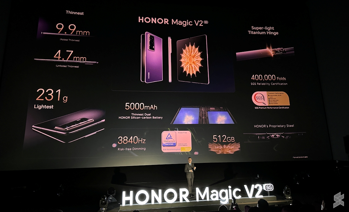 Honor Magic V2 made its debut in Malaysia, priced at RM6,999