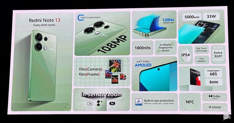 Redmi Note 13 series now in Malaysia for as low as RM699