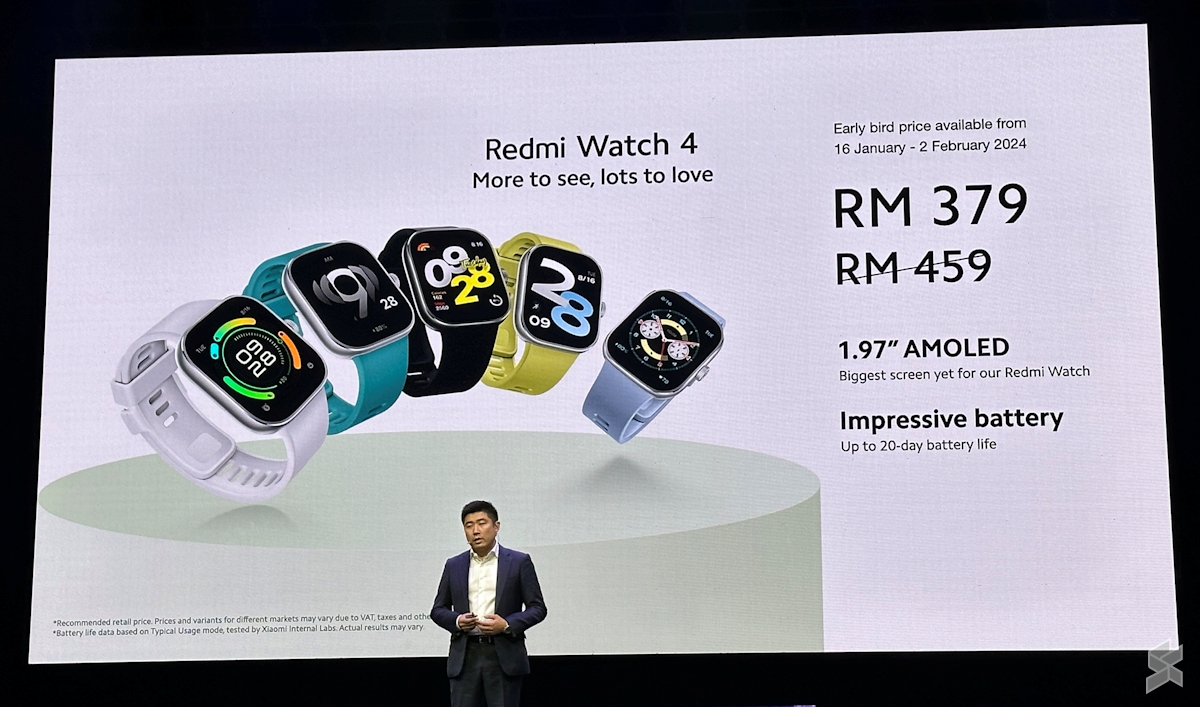 Redmi Watch 4 now in Malaysia for as low as RM379