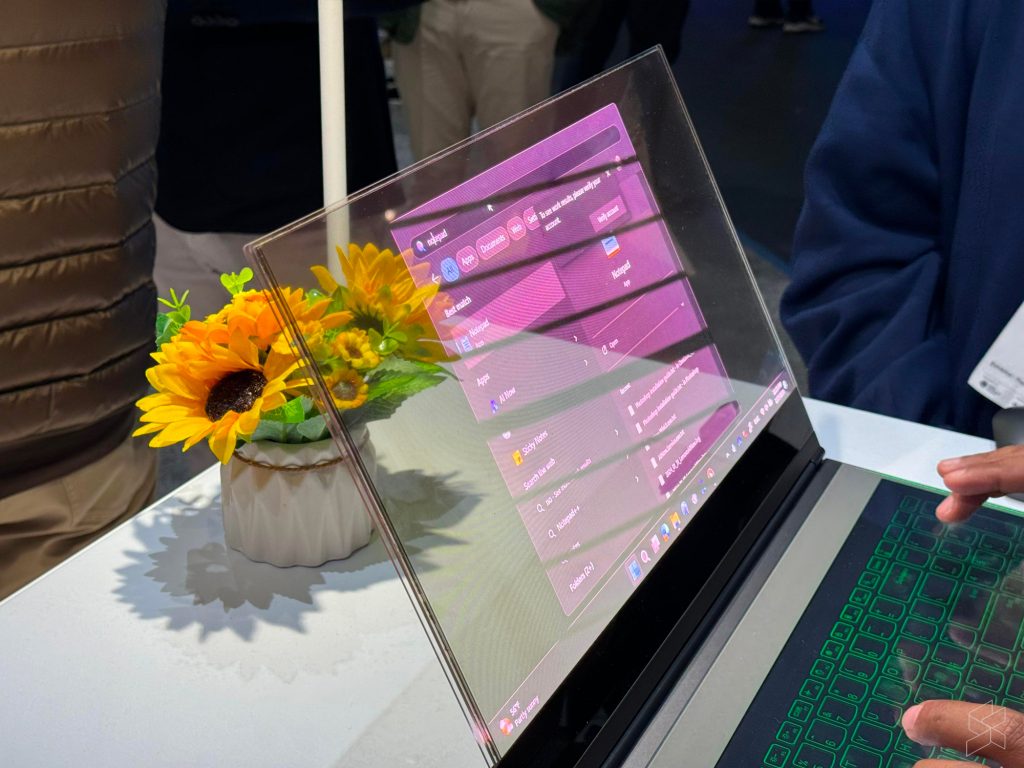 Lenovo's weird proof of concept laptop has a 17.3-inch, Micro-LED ...