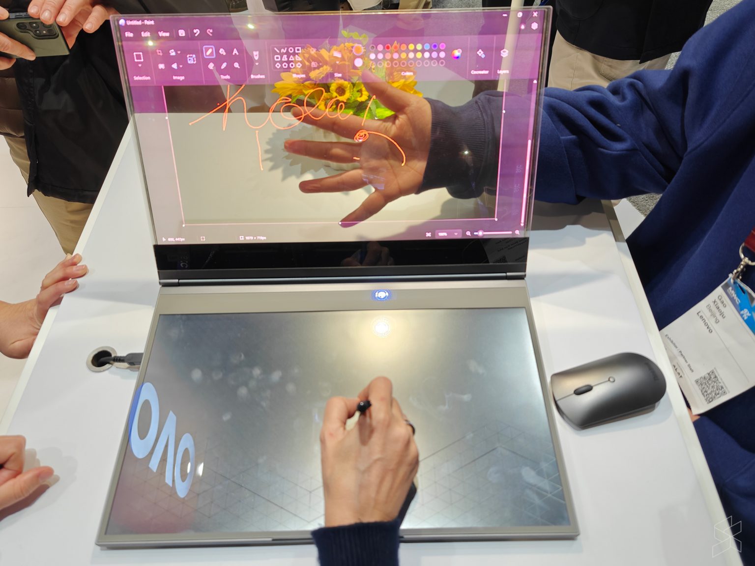 Lenovo's weird proof of concept laptop has a 17.3-inch, Micro-LED ...