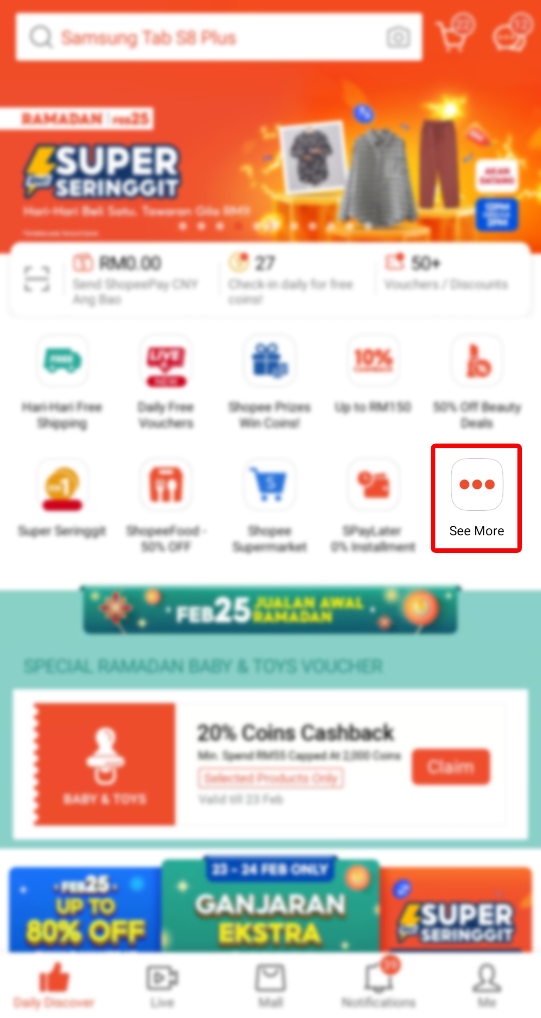 Shopee Electronics Zone offers discounts and 0% instalments