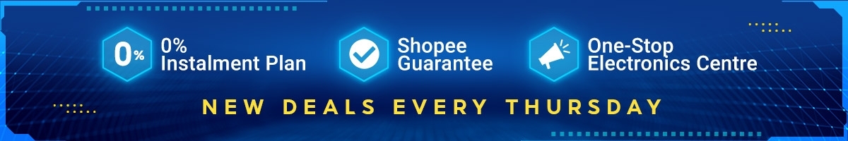 Shopee Electronics Zone offers discounts and 0% instalments