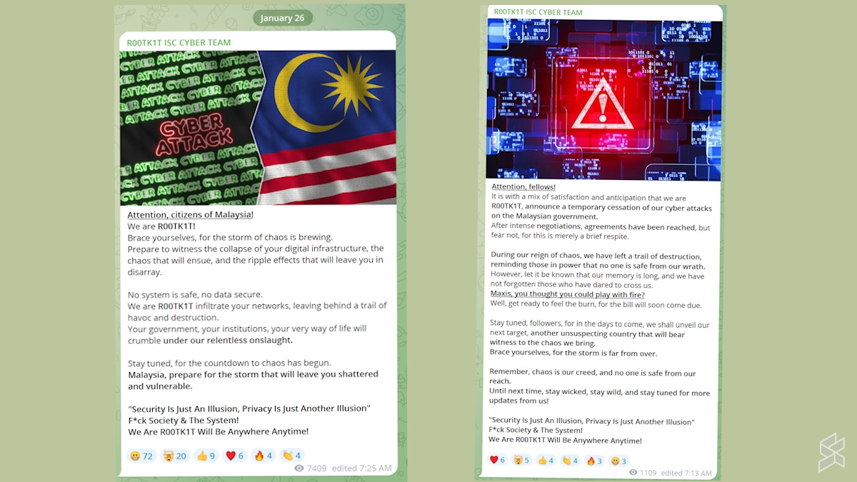R00TK1T calls off its cyberattack campaign on Malaysia