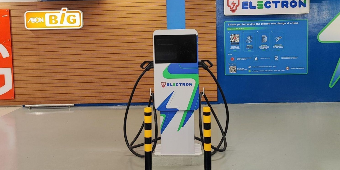 TNB Electron's 47kW DC charger at Aeon Big Wangsa Maju