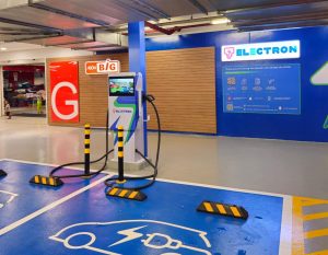 TNB Electron's 47kW DC charger at Aeon Big Wangsa Maju