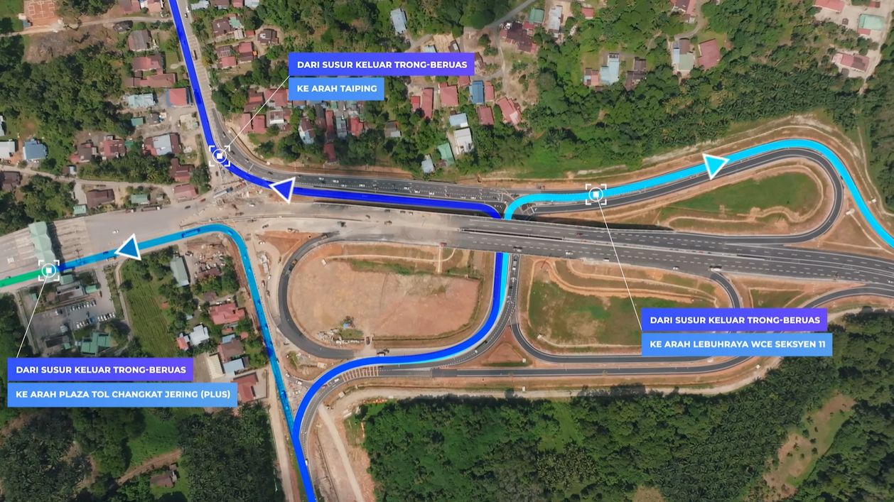 WCE Highway: How to drive from KL to Taiping/Penang