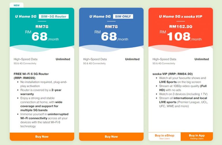 U Mobile offers free 5G router on U Home 5G broadband
