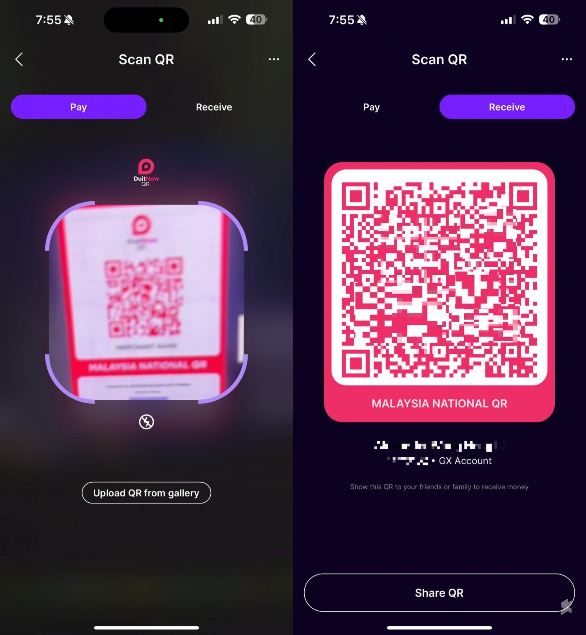 GXBank: DuitNow QR payments now supported