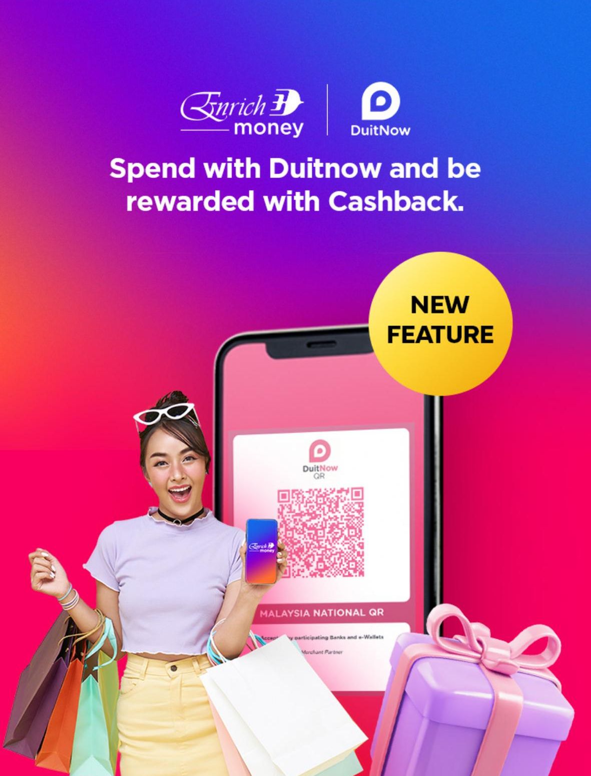 EnrichMoney eWallet now supports DuitNow QR payments