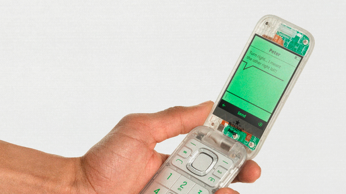 The Boring Phone: Heineken's new nostalgic flip phone