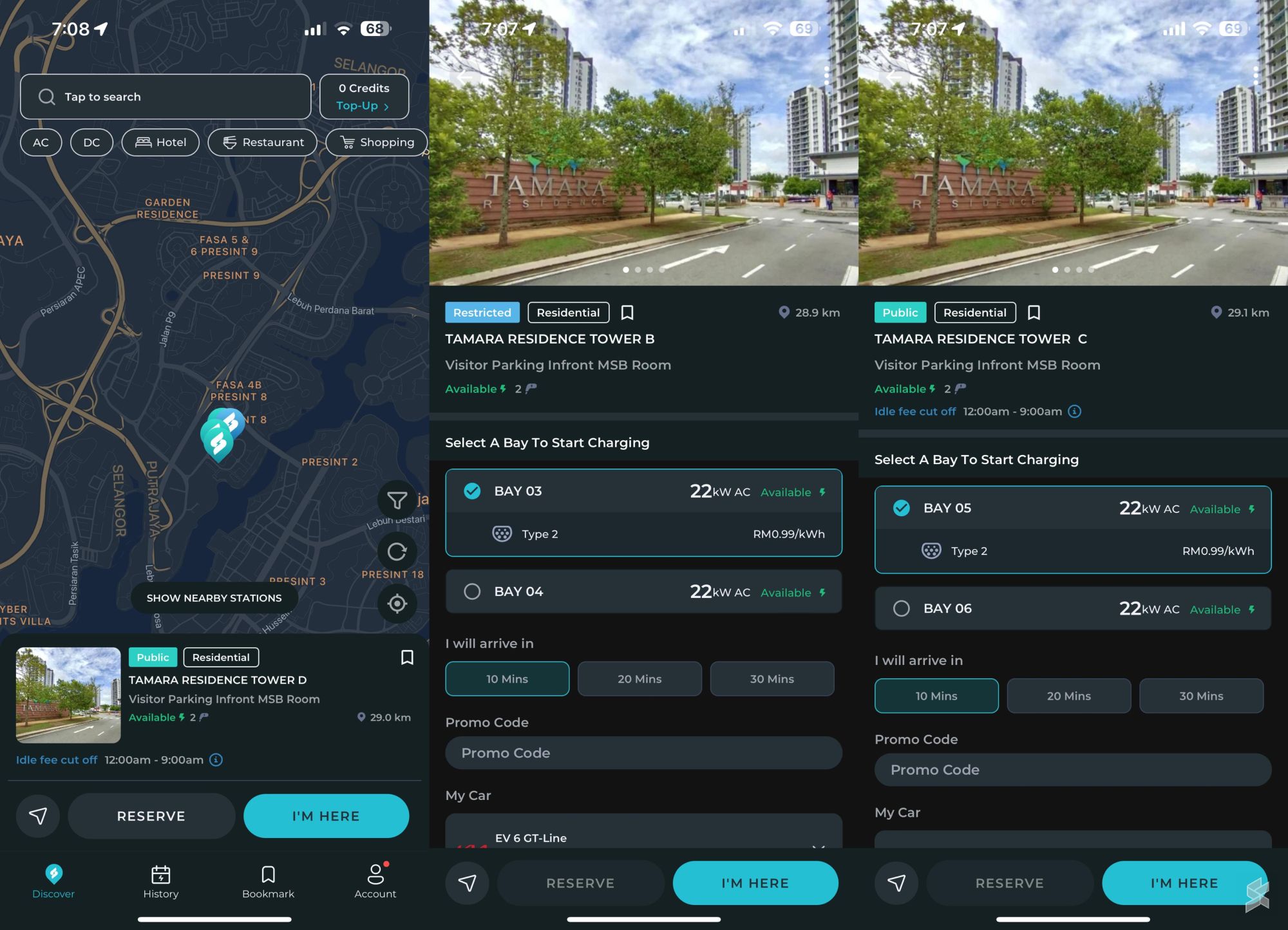 ChargeSini's EV charging hub at Tamara Residence Putrajaya