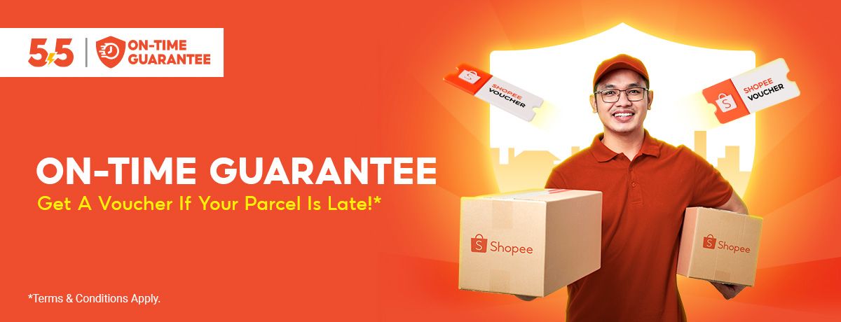 Shopee On-Time Guarantee: Get free voucher for late delivery
