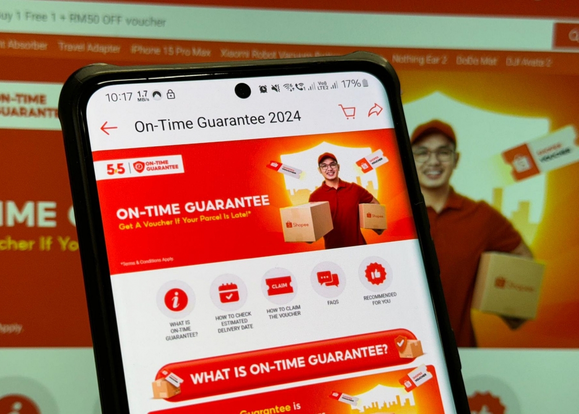 Shopee On-Time Guarantee: Get free voucher for late delivery